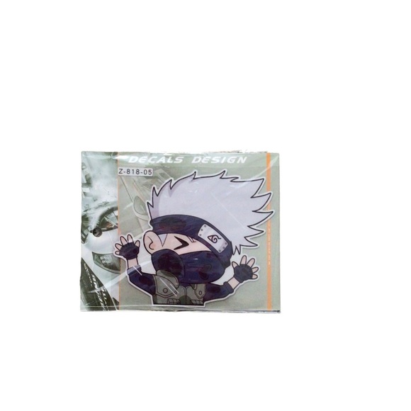 Wall Decor | Naruto Kakashi Hatake Peeker Window Decal Anime Sticker ...
